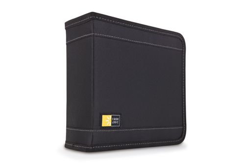 black leather cd case